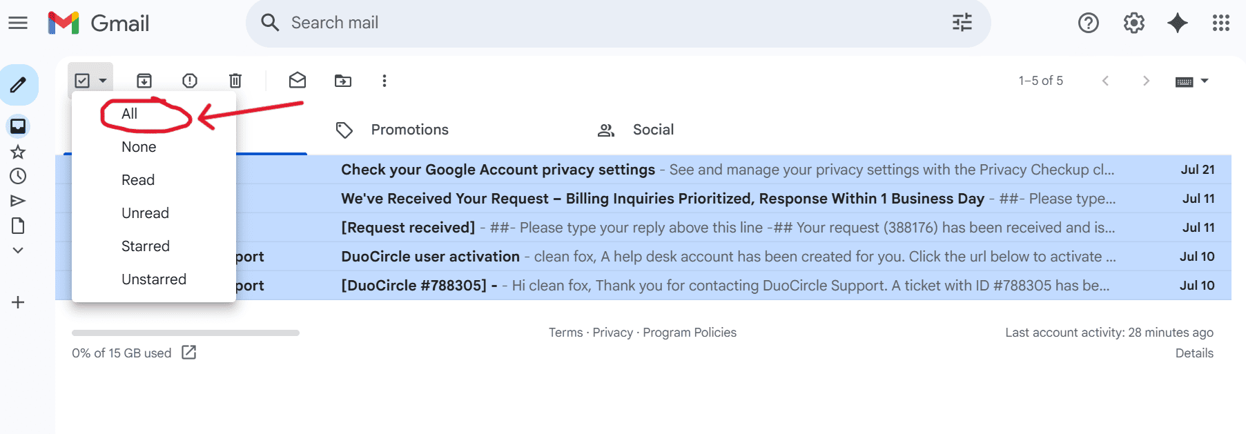 How to Mark All Emails as Read in Gmail (Step-by-Step Guide) - Cleanfox Blog