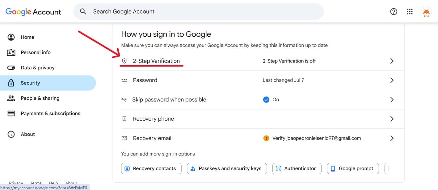 How to Turn Off 2-Step Verification in Gmail Safely - Cleanfox Blog