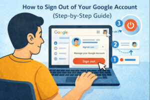 How to Sign Out to Google Account (Quick Steps) - Cleanfox Blog