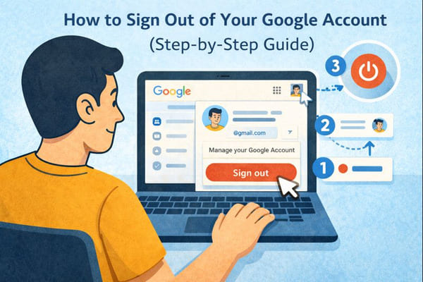 How to Sign Out of Your Google Account (Step-by-Step Guide) - Cleanfox Blog